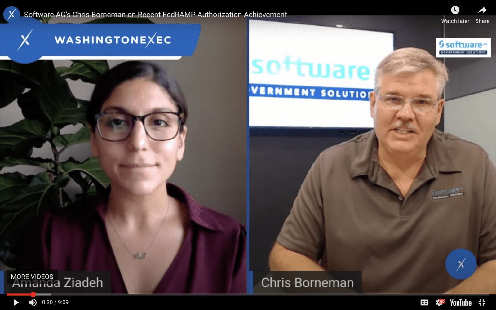 WATCH: Software AG's Chris Borneman on Recent FedRAMP Authorization ...