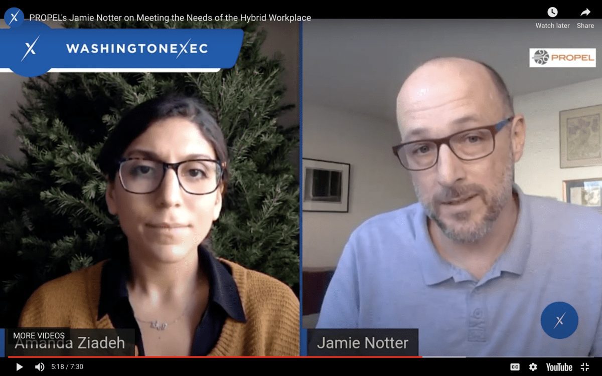 WATCH: PROPEL's Jamie Notter on Meeting Needs of Hybrid Workplaces ...
