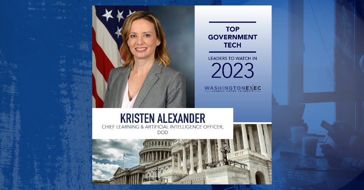 Top Government Tech Leaders to Watch in 2023: DOD's Dr. Kristen ...