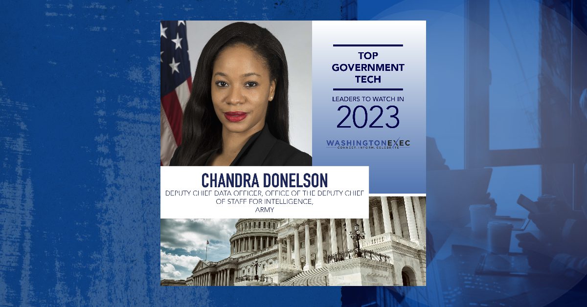 Top Government Tech Leaders to Watch in 2023: Army's Chandra Donelson ...