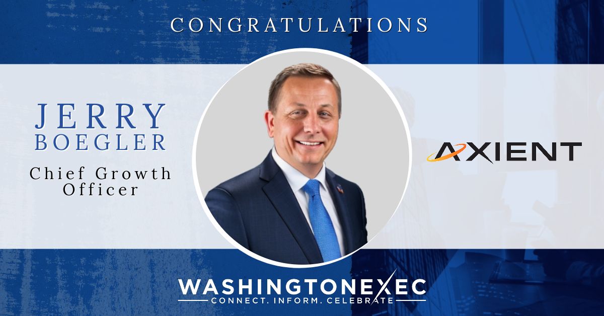 Jerry Boegler Named Axient CGO | WashingtonExec