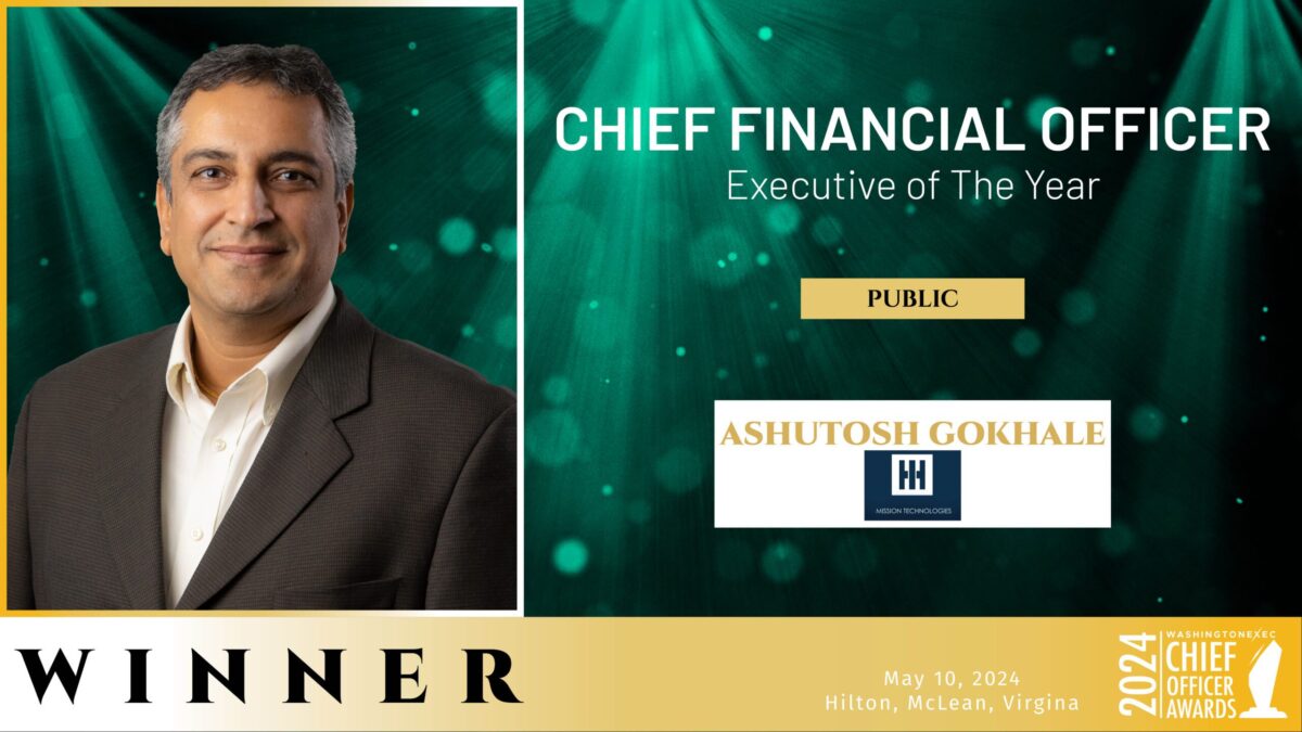 2024 Chief Officer Awards Winner: HII Mission Technologies' Ashutosh Gokhale | WashingtonExec