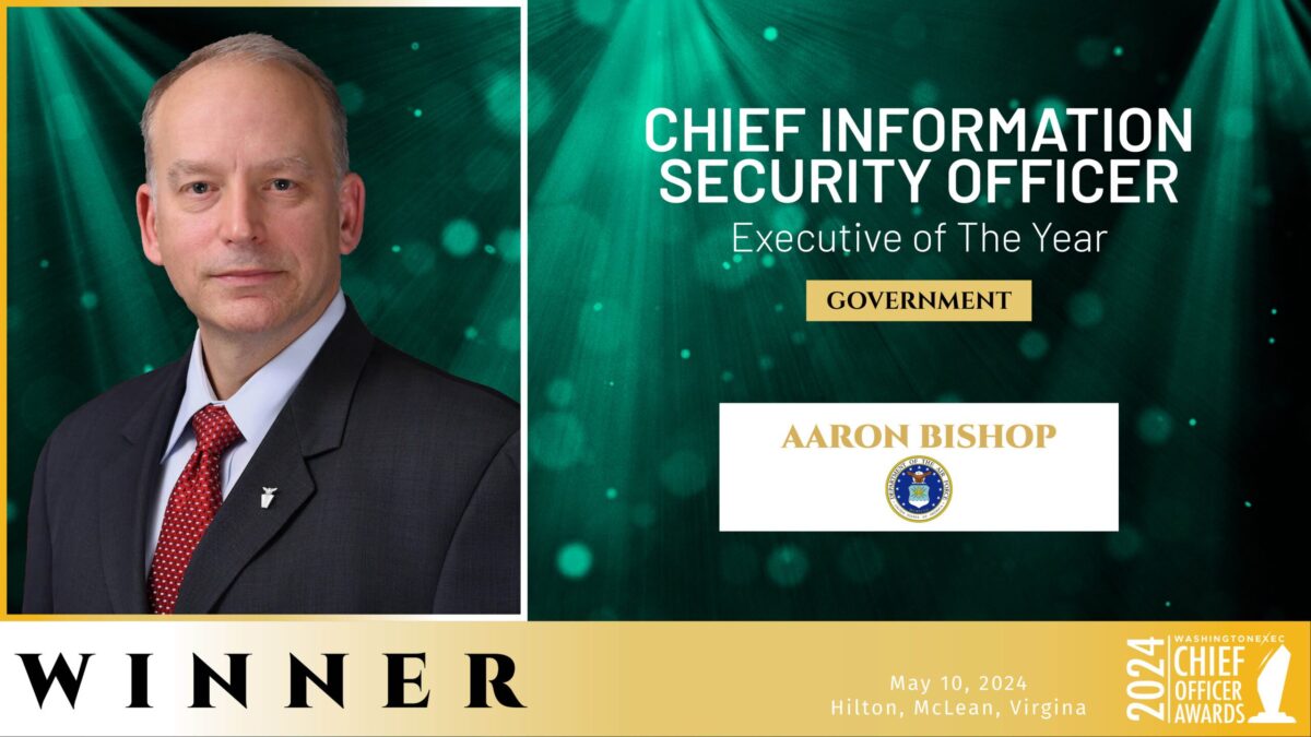 2024 Chief Officer Awards Winner: Air Force's Aaron Bishop | WashingtonExec